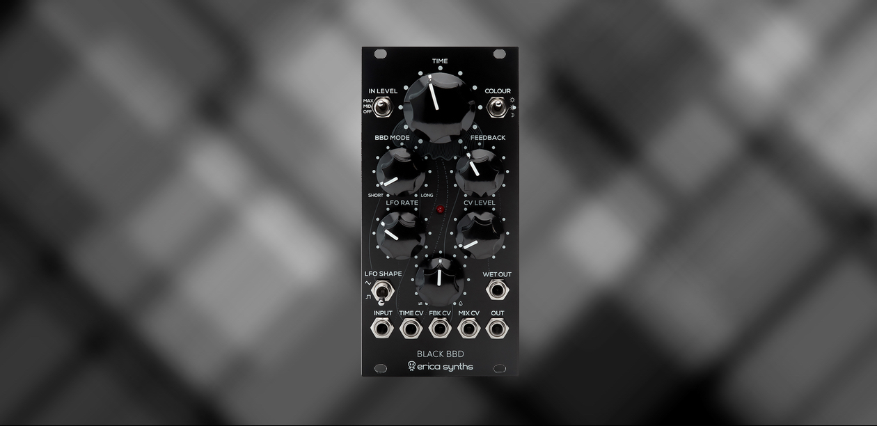 Erica Synths Black BBD analog Delay announced – FluxWithIt.com